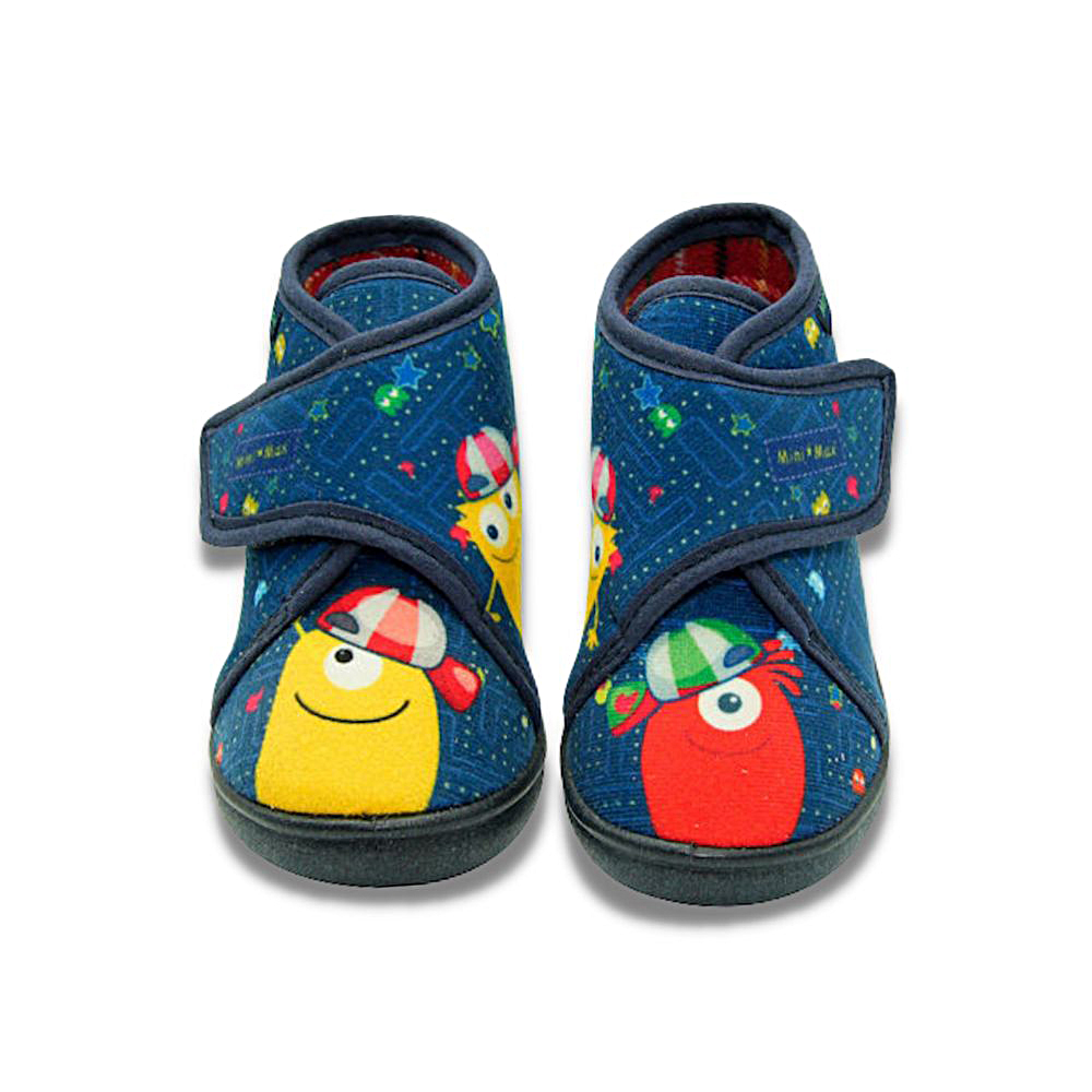Παιδικά ανατομικά παντοφλάκια Mini Max Gismo Blue-funfun